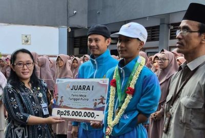 Atlet Juara I Nasional Tenis Meja Tunggal Putra O2SN Diksus 2025 Kecewa ...