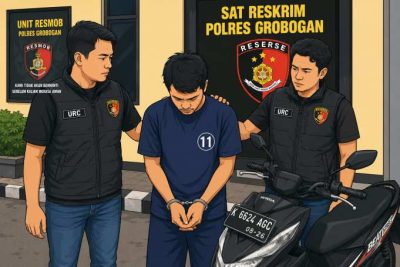 Cekcok Berujung Motor Raib, Tim URC Polres Grobogan Ringkus Pelaku ...